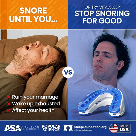 Stop Snoring Mouthpiece with VitalSleep | Anti Snoring Device
