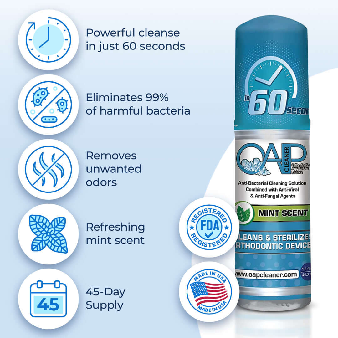 OAP Brand Mouth Guard Cleaner & Brush